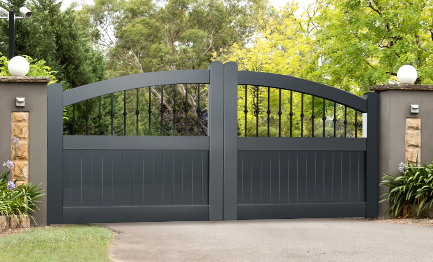 The Patriot - Contemporary Aluminium Double Swing Gate — Online ...