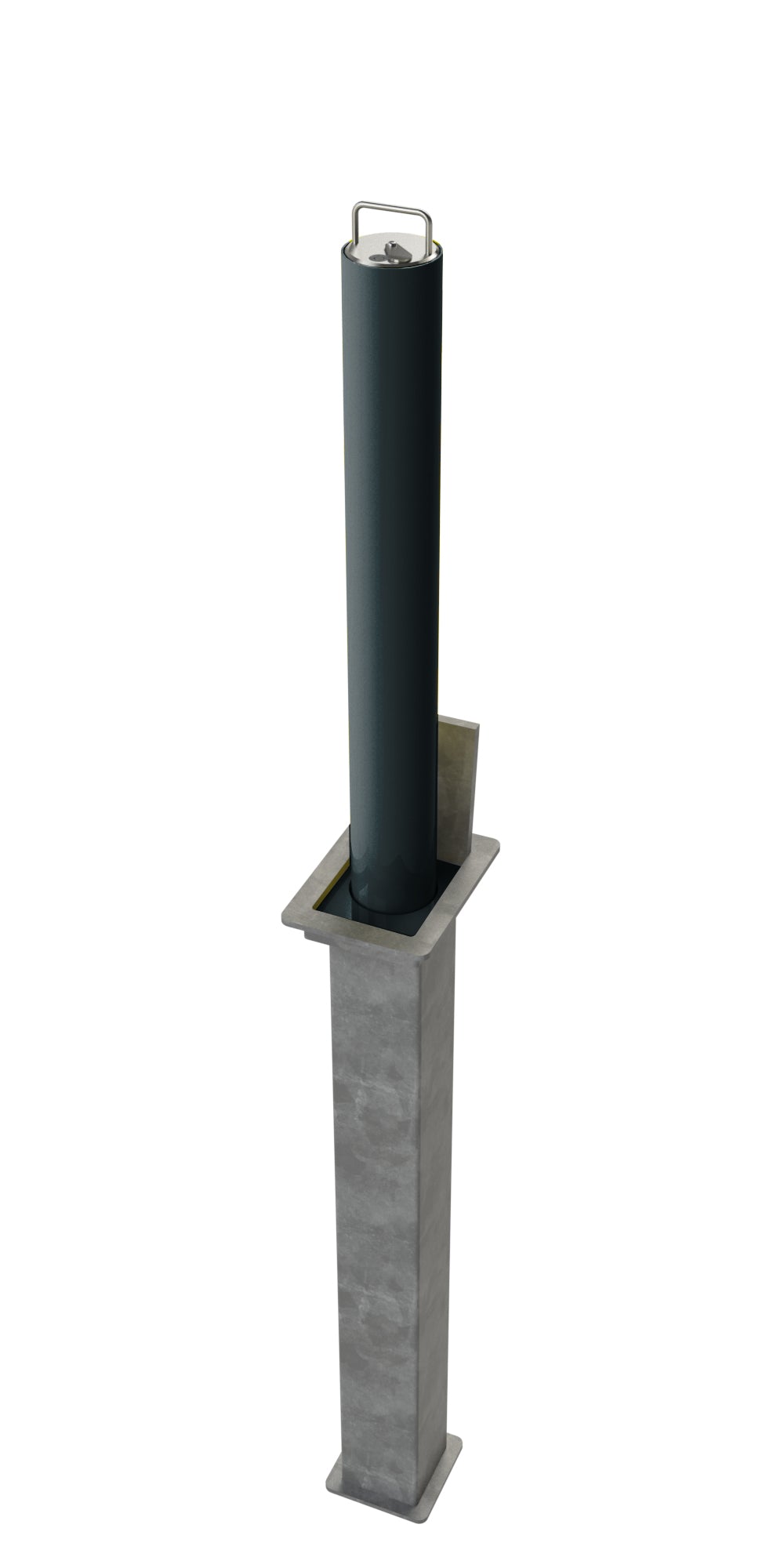 Ronin 76 Retractable Bollard Powder Coated — Online Security Gates