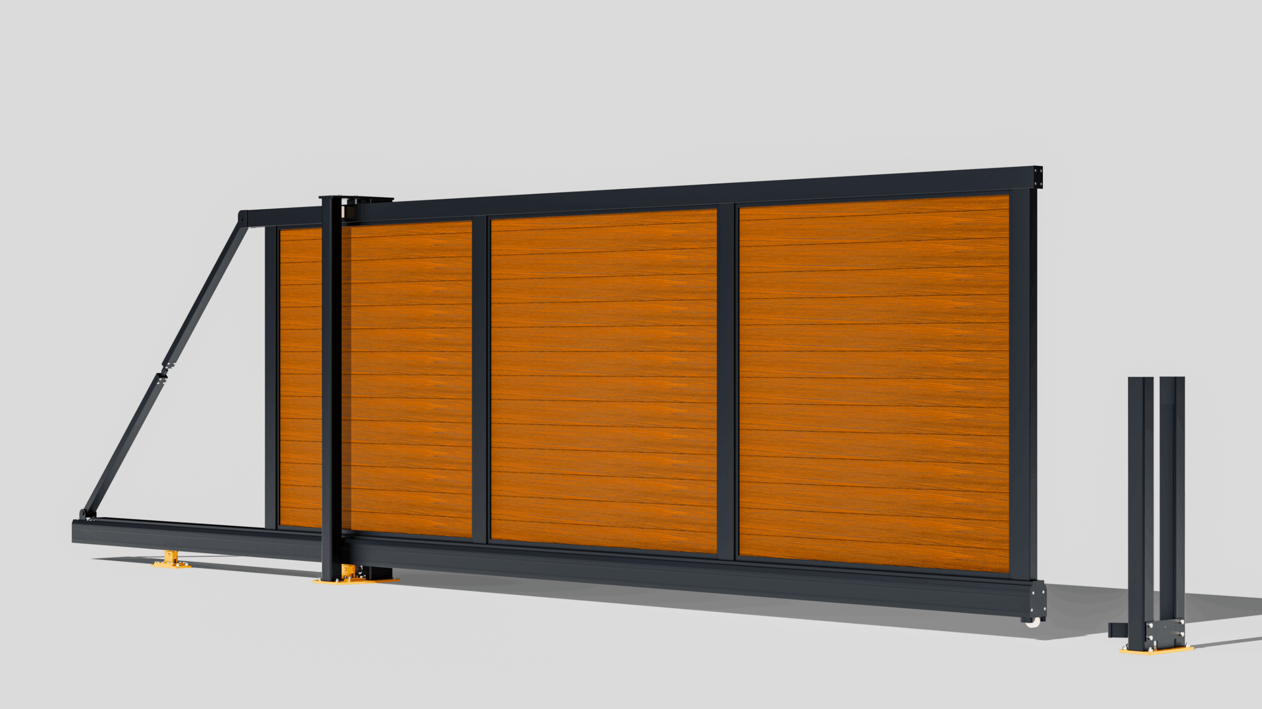 The Oxford - Automatic Cantilever Sliding Gate — Online Security Gates