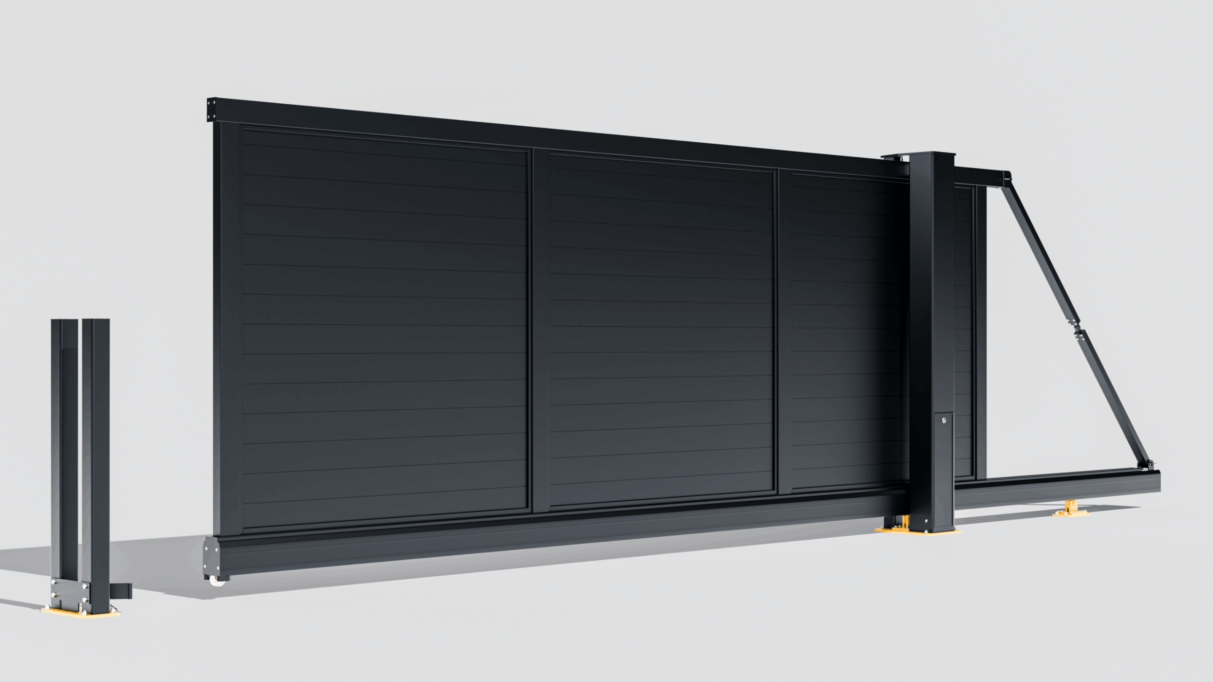 The Oxford - Automatic Cantilever Sliding Gate — Online Security Gates