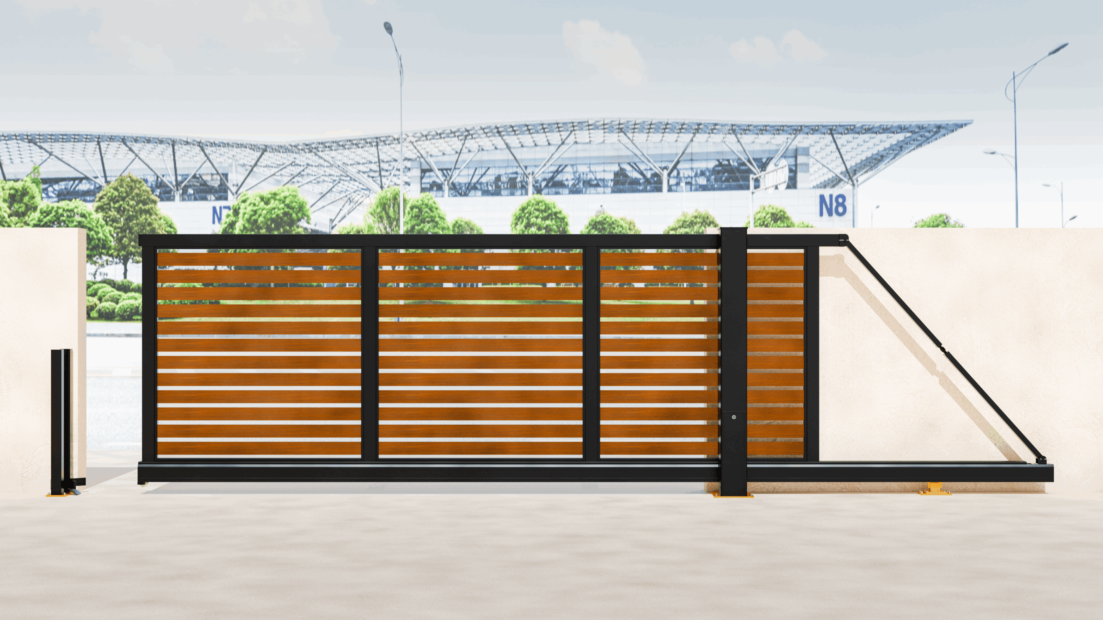 The Oxford - [Gale Guard] - Manual Cantilever Sliding Gate — Online ...