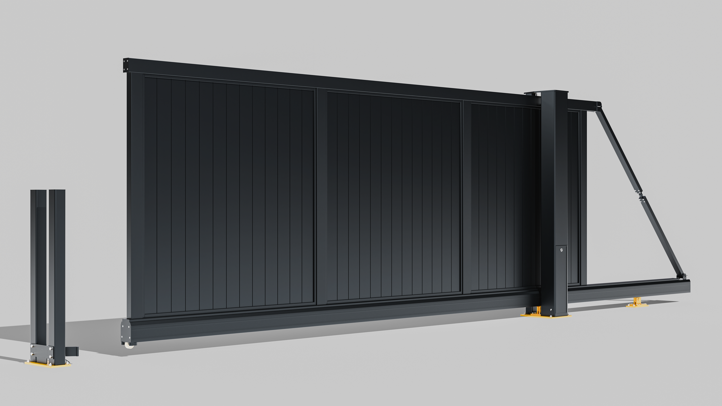 The Portobello - Automatic Cantilever Sliding Gate — Online Security Gates