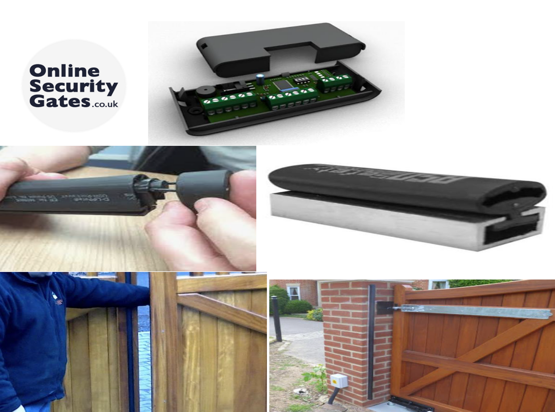 Residential Double Swing Gate Safety Edge Kit — Online Security Gates